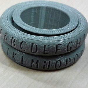 Classic Decoder Ring Caesar Cipher Secret Code Toy Novelty Educational ...