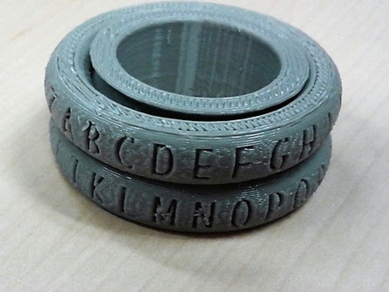 Classic Decoder Ring Caesar Cipher Secret Code Toy Novelty Etsy