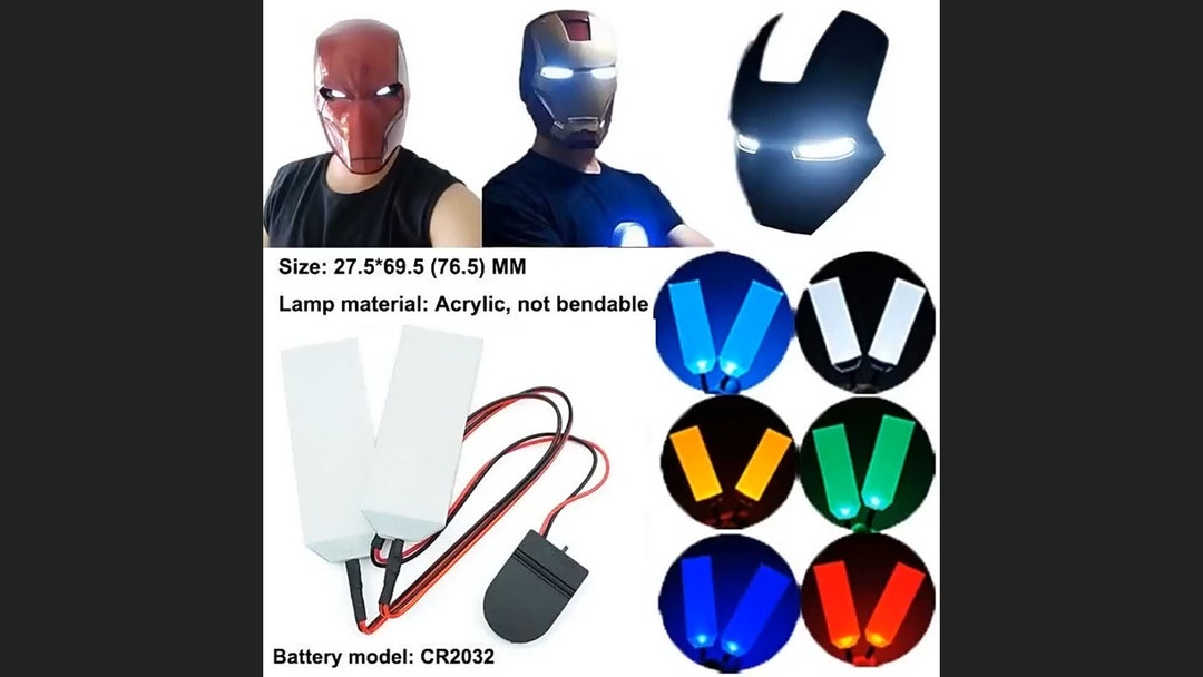 LED Eyes Light Kit, for Eye Masks and Helmets - DIY Cosplay Costume ...