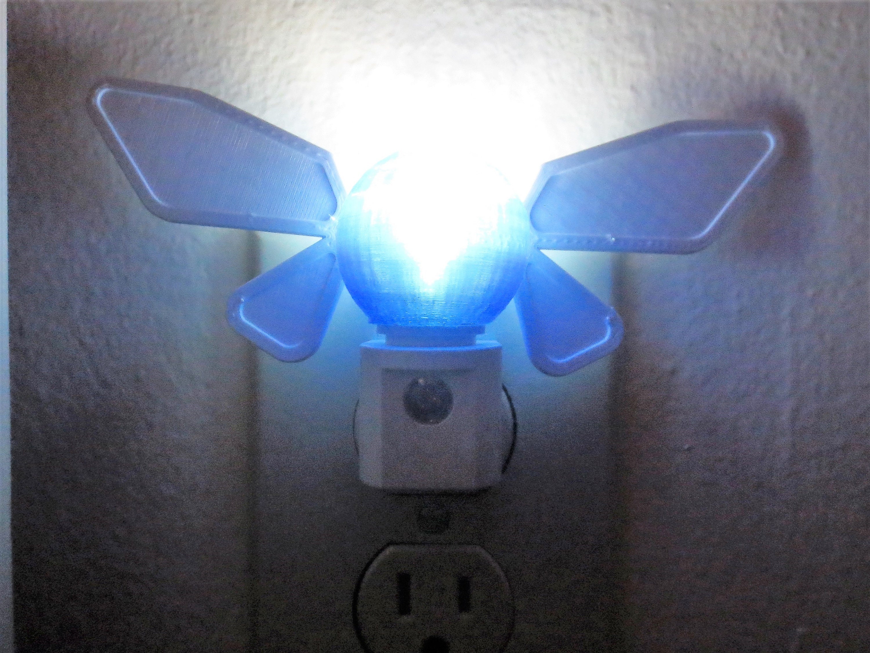 Zelda Themed LED light with Auto OnOff Navi Fairy Nightlight Home ...