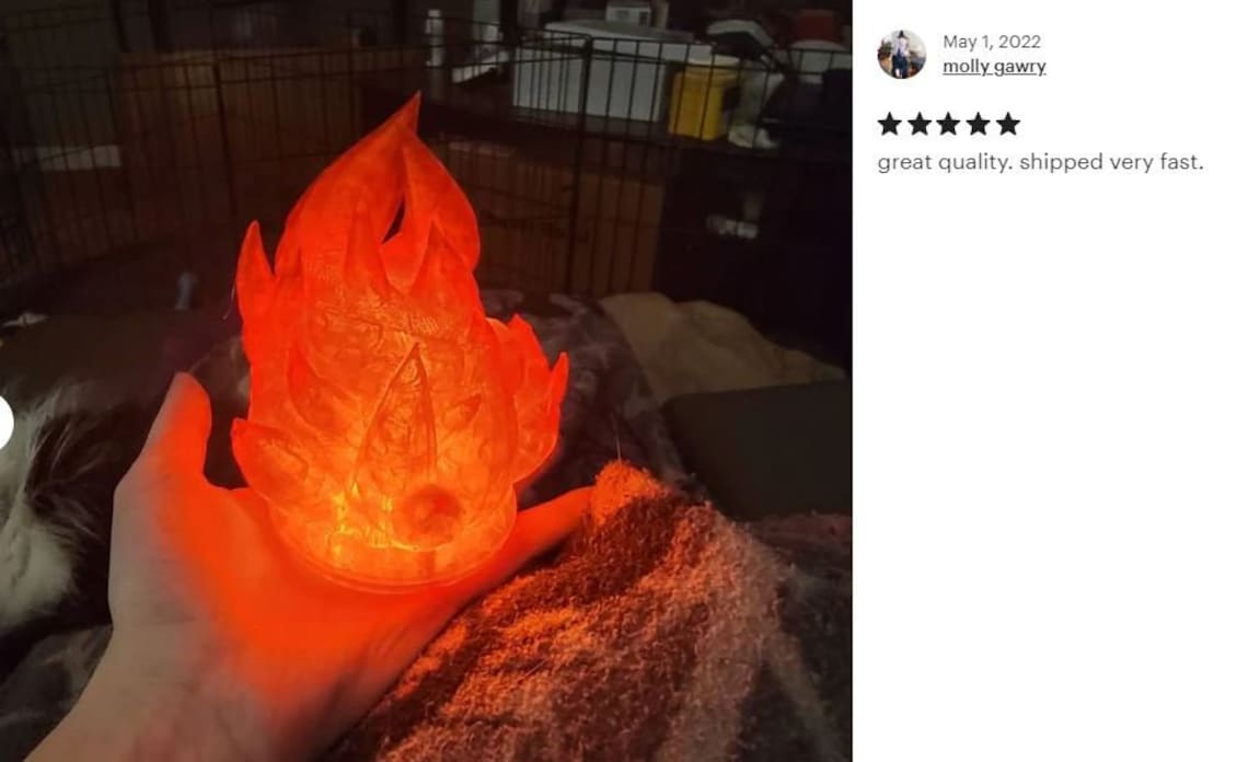 Floating Fireball Prop Wearable Costume Flame LARP Fire - Etsy