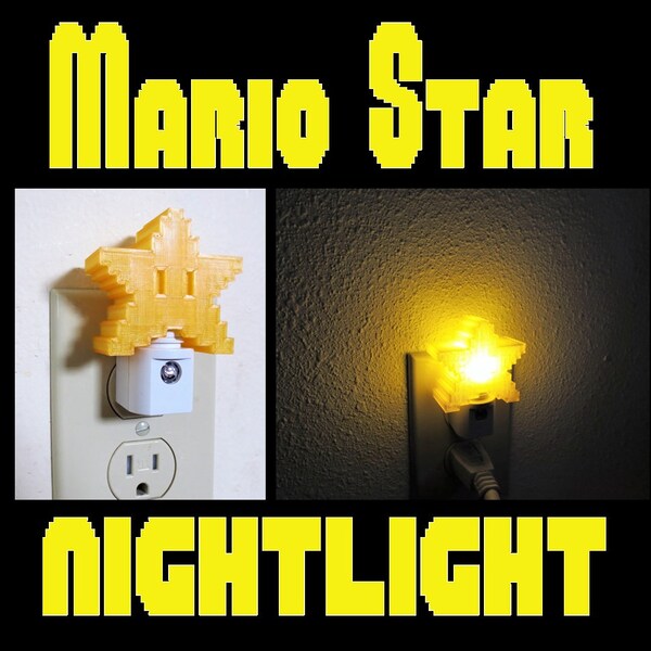 Mario Light up Pixel Star Tree Topper - Etsy Australia