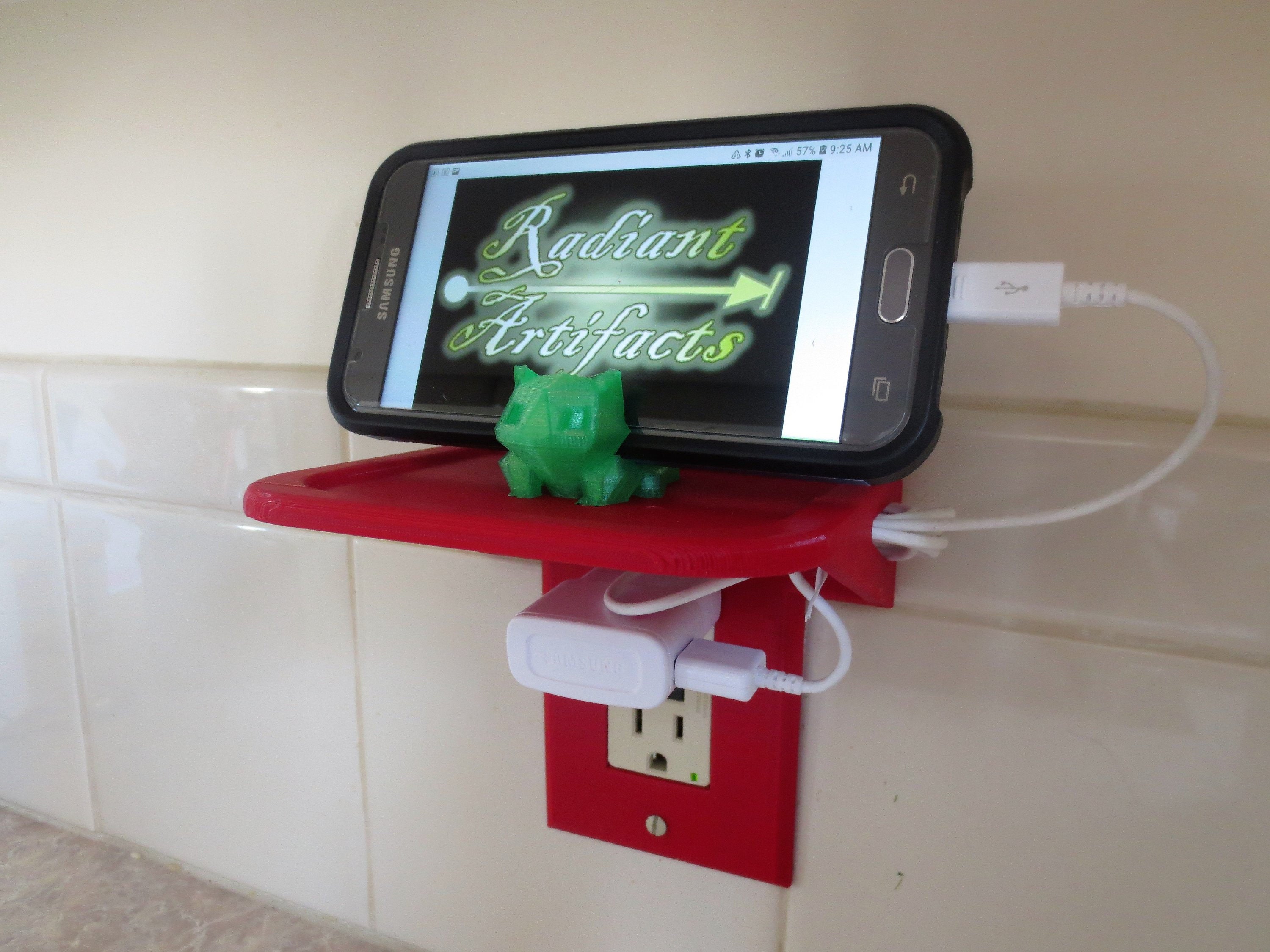 Wall phone holder store