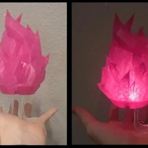 Promare Burnish Lio Flame Prop, Floating Cosplay Fake Fire & Fireball ...