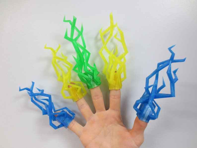 Lightning Fingers Cosplay Prop. Finger Mounted Electric Bolts - Etsy