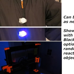 LED Hand Energy Blast Prop Hidden Bright Palm Light up Kit Effect ...