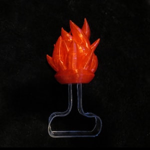 Floating Fireball Prop, Wearable Costume Flame, LARP Fire Elemental ...