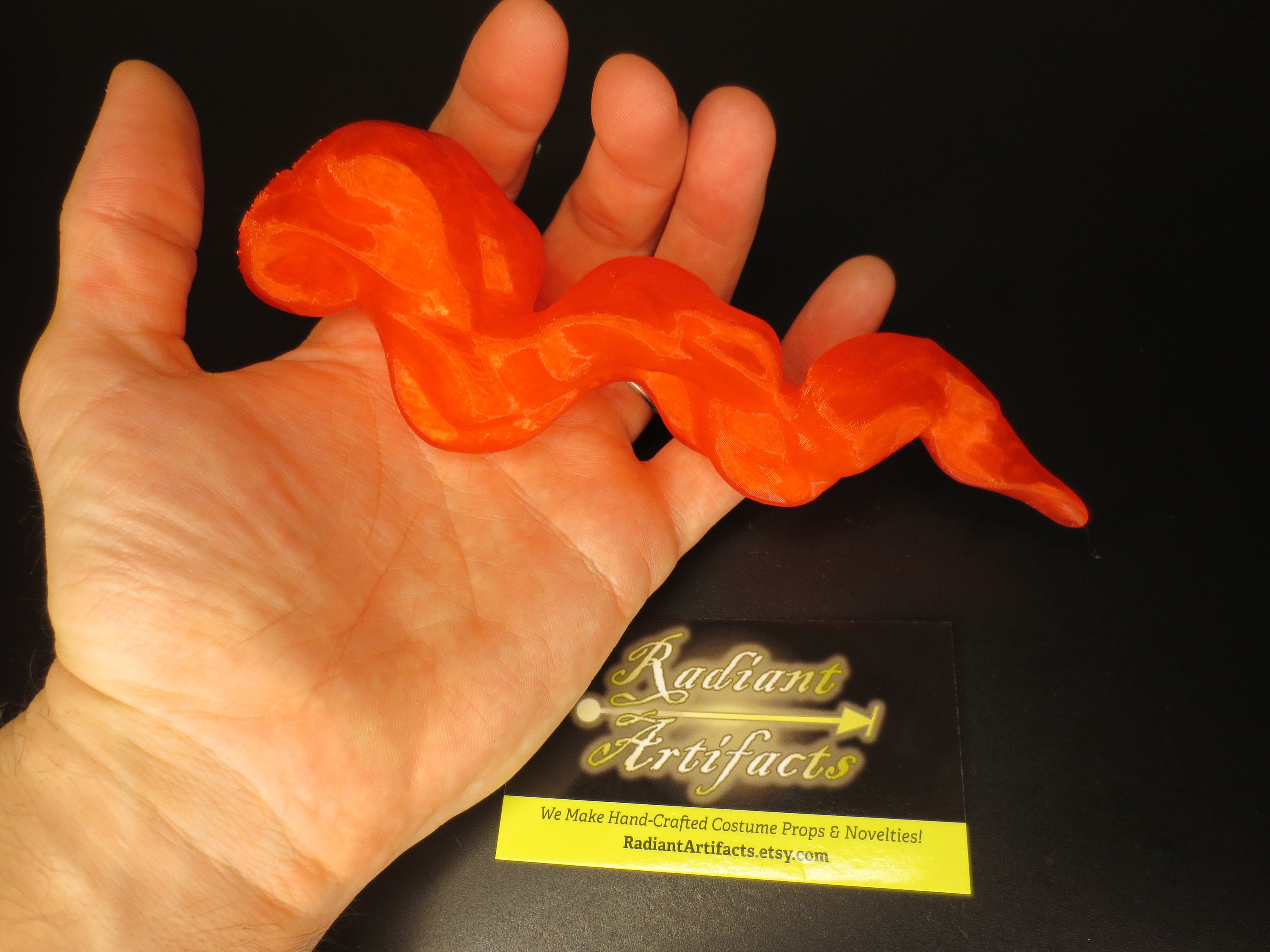 Flaming Fingers Cosplay Prop. Finger Mounted Flame Effect for Fire ...