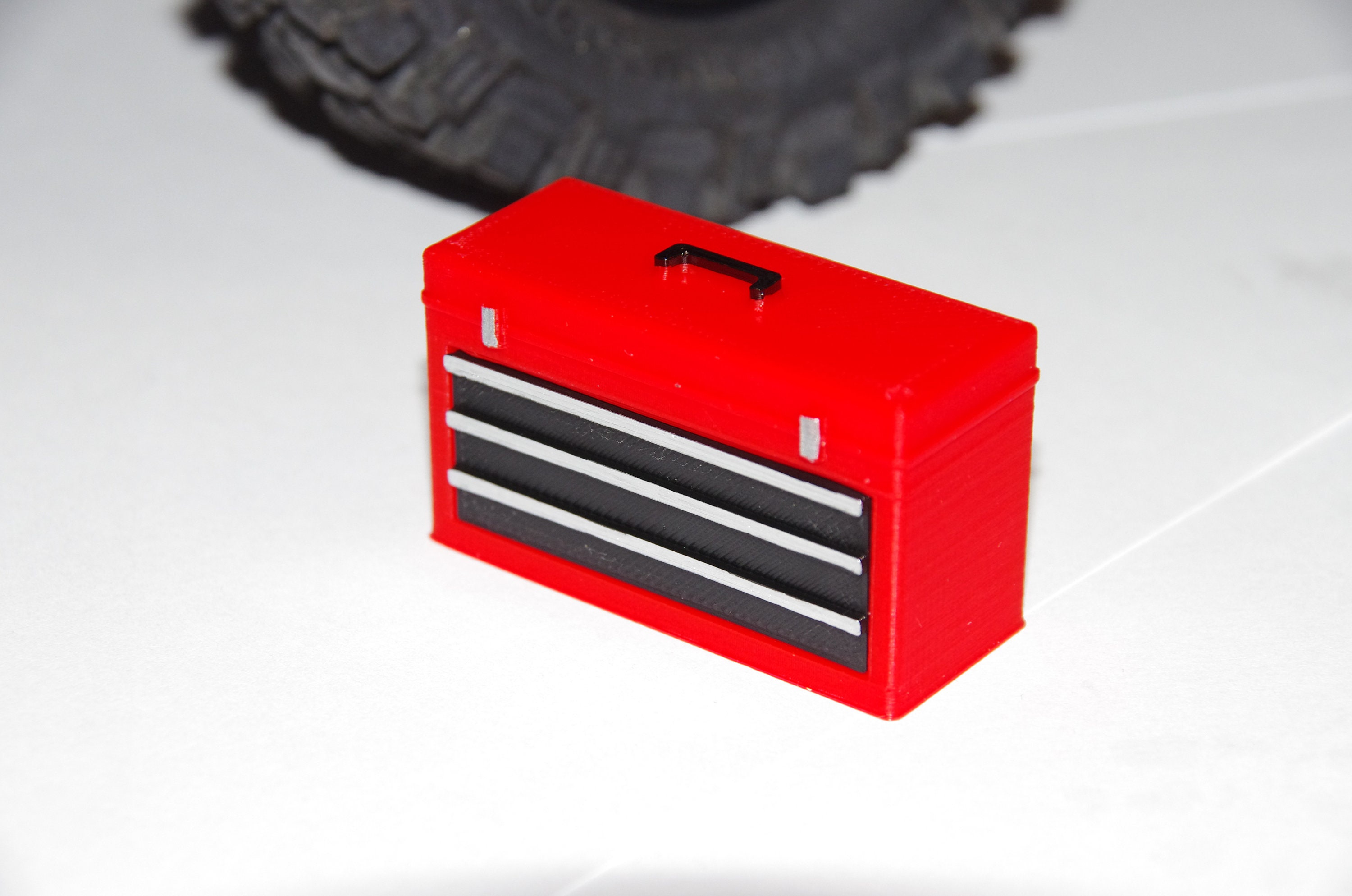 Miniature Tool Box With Simulated Drawers - Etsy