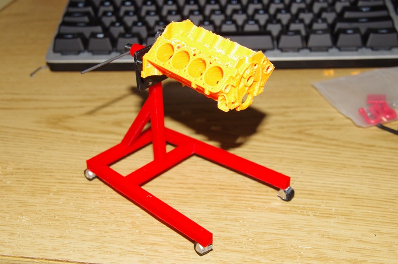 Miniature Engine Stand 3d Printed - Etsy