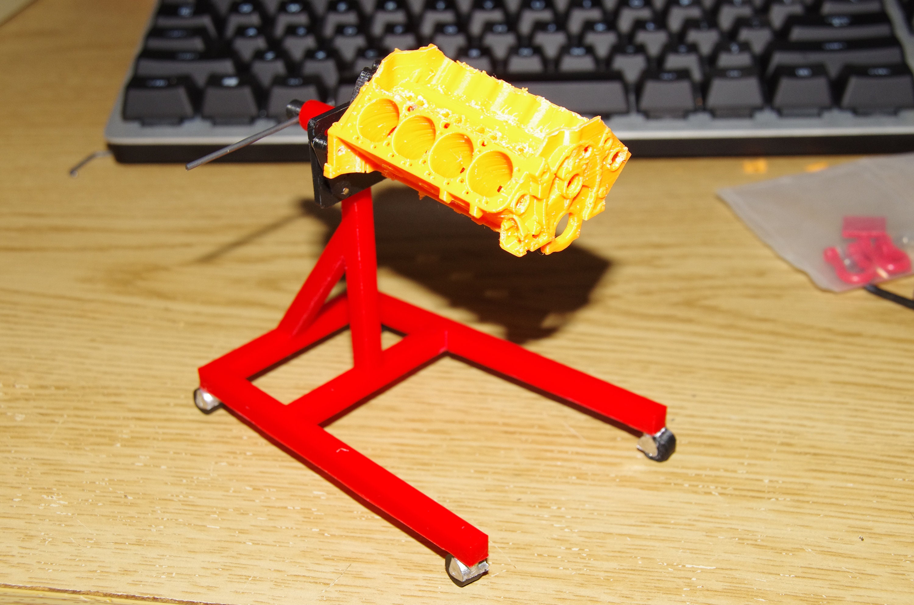 Miniature Engine Stand 3d Printed - Etsy