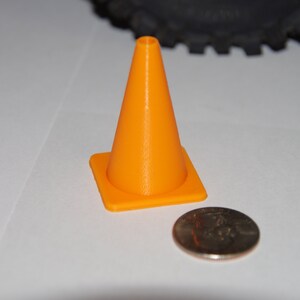 Miniature Orange Safety Cones, Set of 5 - Etsy