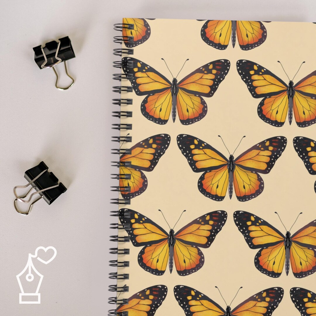Monarch Butterfly Spiral Notebook: Nature Journal for Students - Etsy