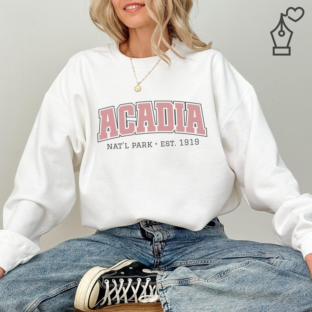 Acadia National Park Sweatshirt, Cozy Crewneck for Nature Lovers ...