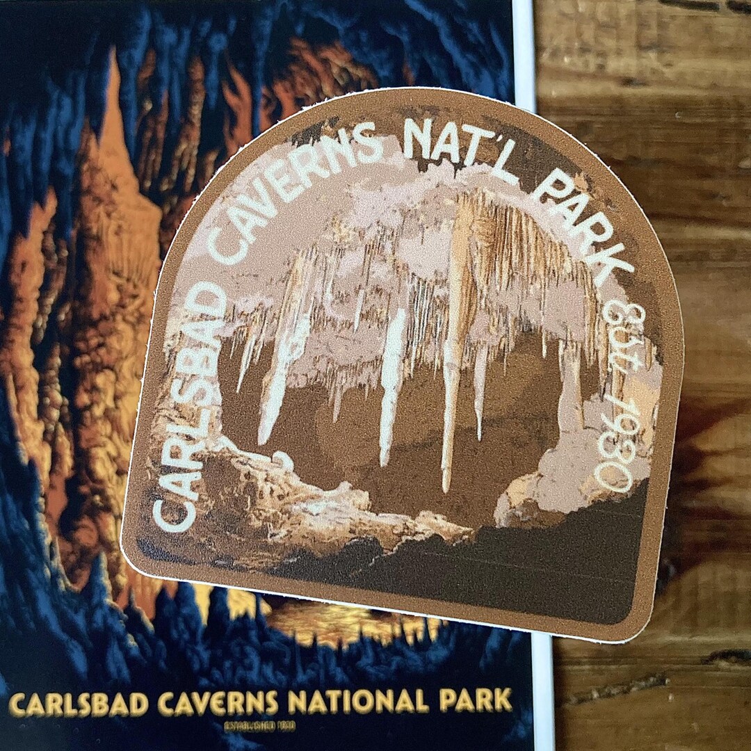 Carlsbad Caverns National Park Sticker | Waterproof UV Resistant Matte ...