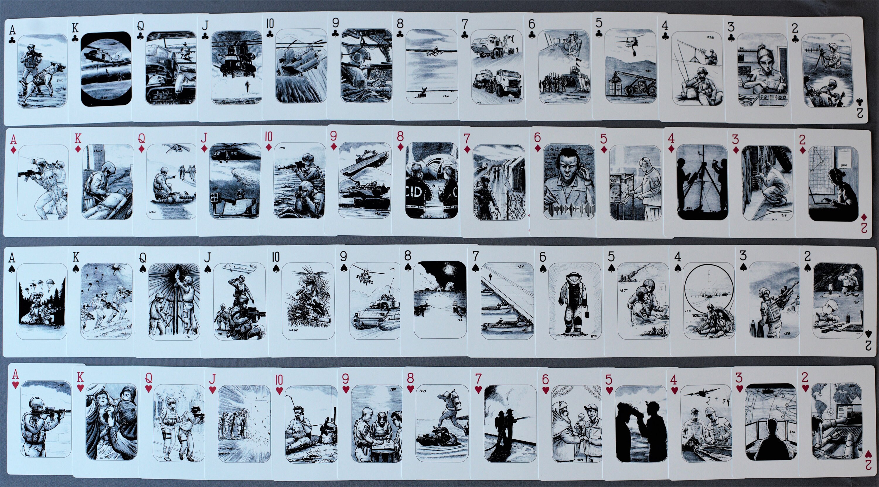 Army Playing Cards - Etsy