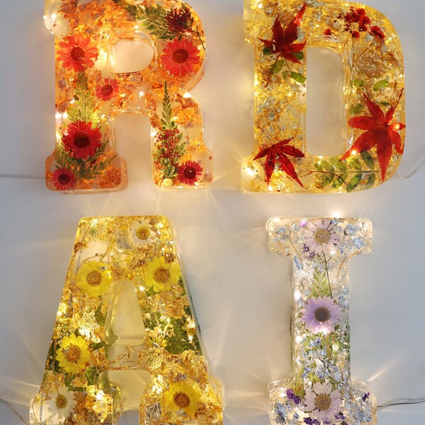 Purple Light up Letters - Etsy