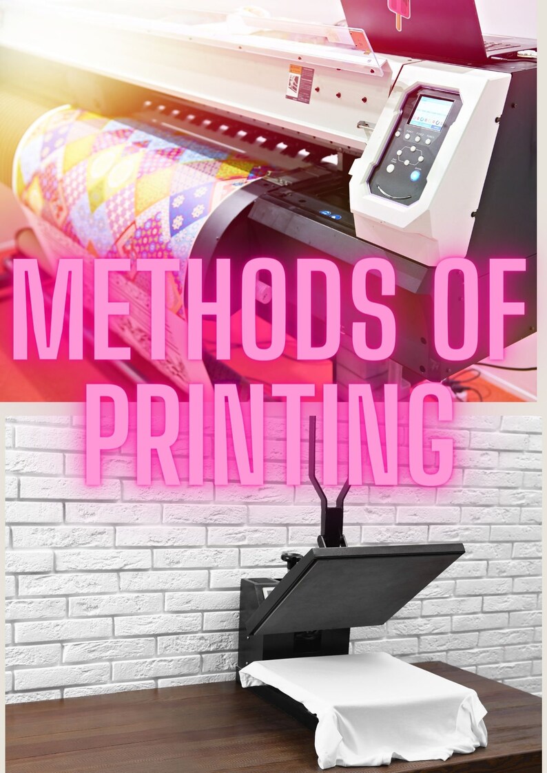 T-shirt Printing Methods Guide Htv, Dtf, Dtg DIY Tee Customization ...