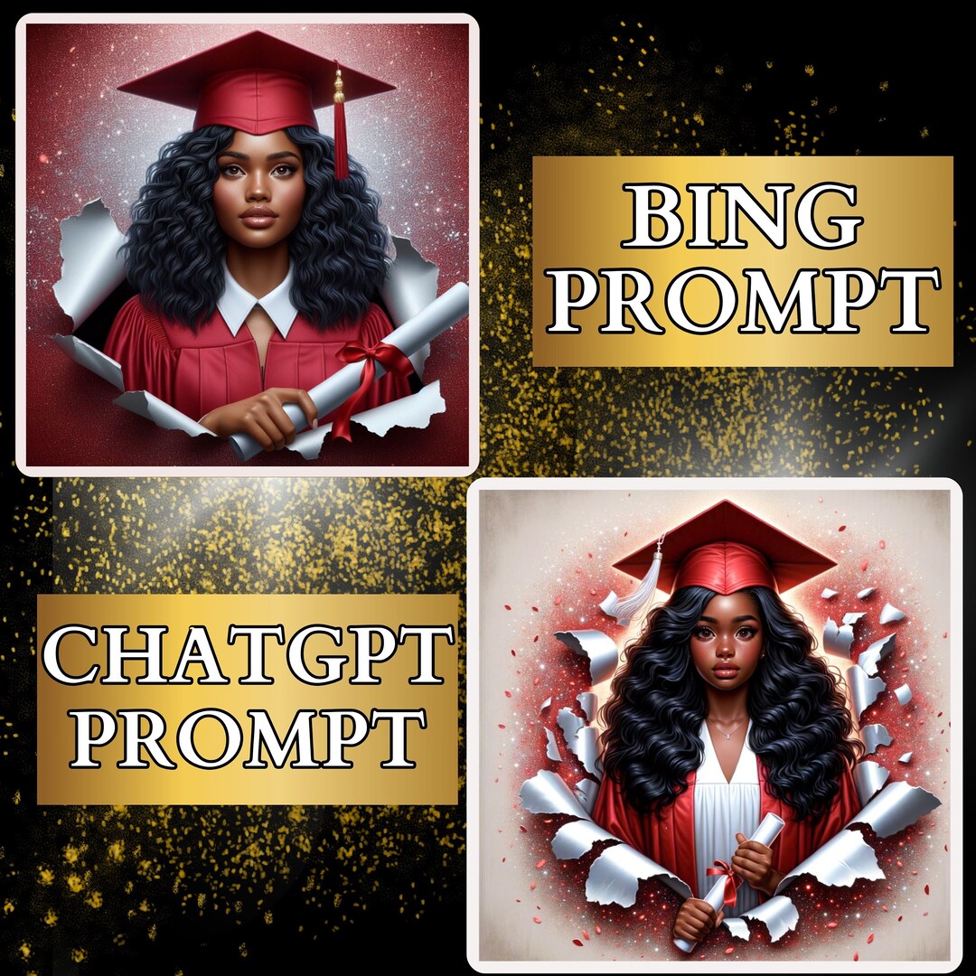 Graduation Annoucement AI Graduation Invitation Prompt - Etsy