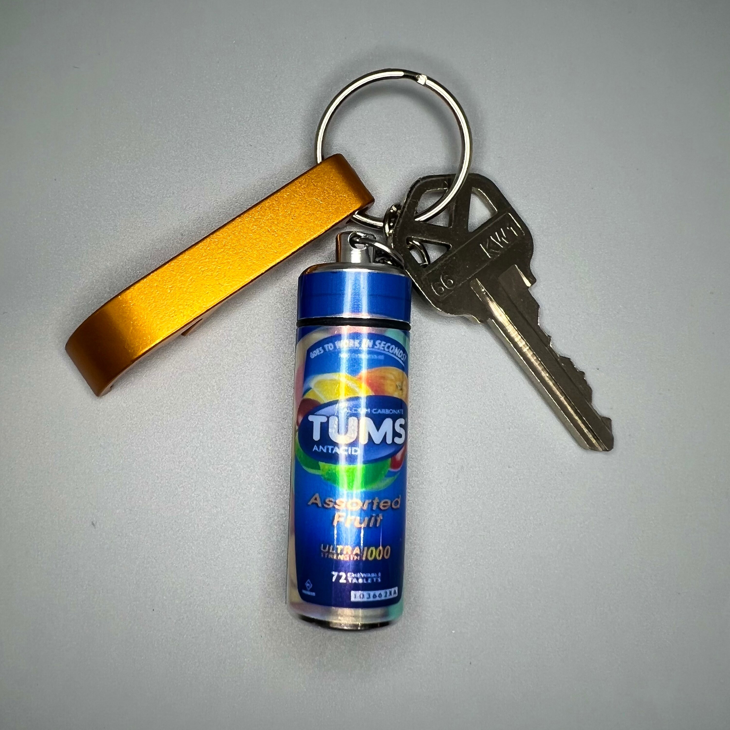 Mini Tums Key Chain Pill Box W/ Matching Bottle Opener - Etsy