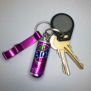 Mini Fanta Soda Can Key Chains Pill Box W/ Bottle Opener 6 Flavors ...