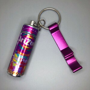 Mini Arizona Iced Tea Can Key Chains Pill Box W/ Bottle Opener Mini ...