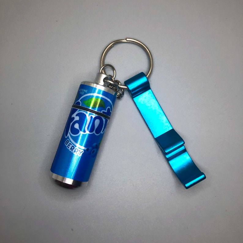 Mini Fanta Soda Can Key Chains Pill Box W/ Bottle Opener | Etsy