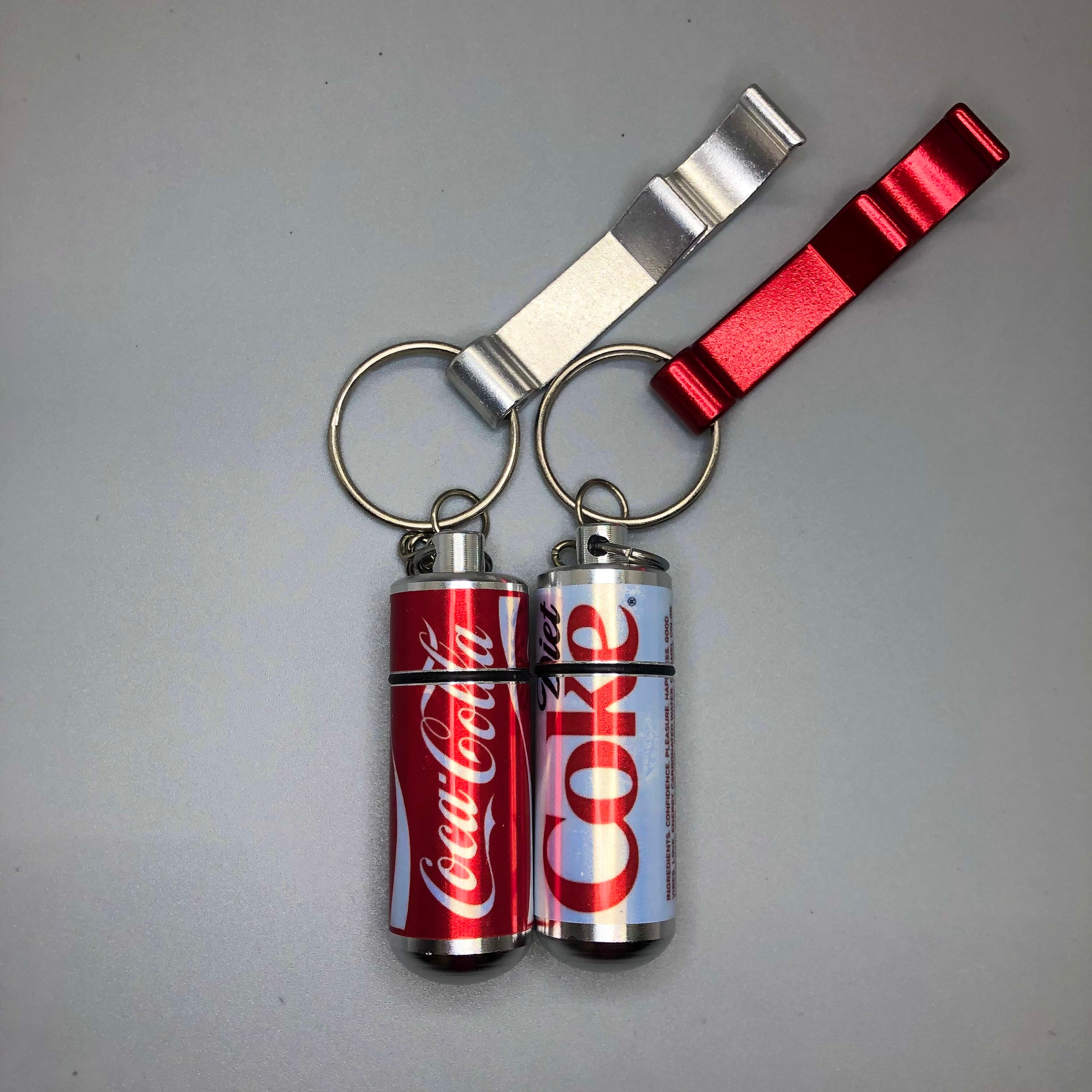 Mini Coca Cola Can Key Chains Soda Pill Box W/ Bottle | Etsy