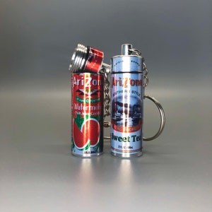 Mini Arizona Iced Tea Can Key Chains Pill Box W/ Bottle Opener Mini ...