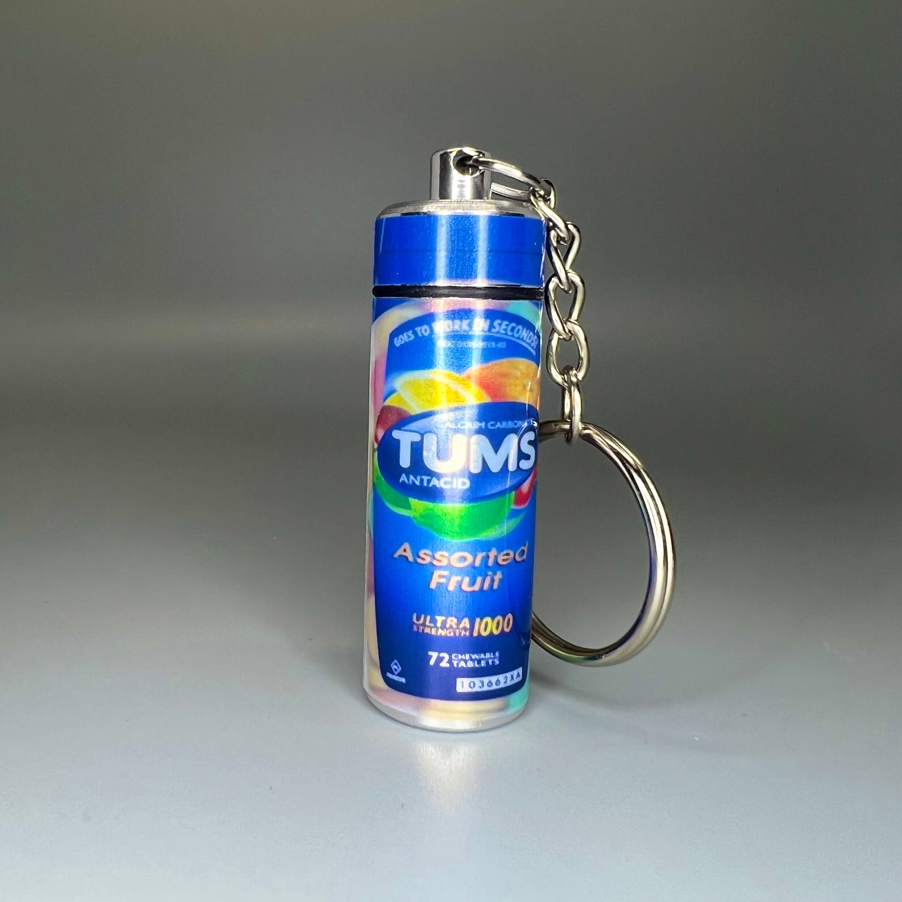 Mini Tums Key Chain Pill Box W/ Matching Bottle Opener - Etsy
