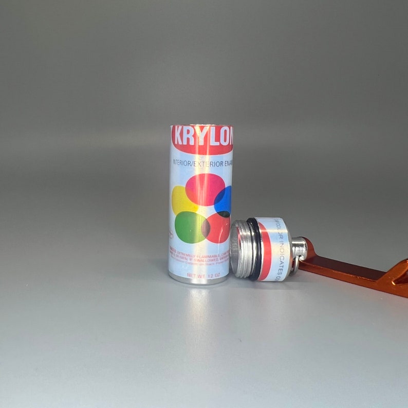 Mini Spray Paint Can Key Chains Pill Box W/ Bottle Opener - Etsy