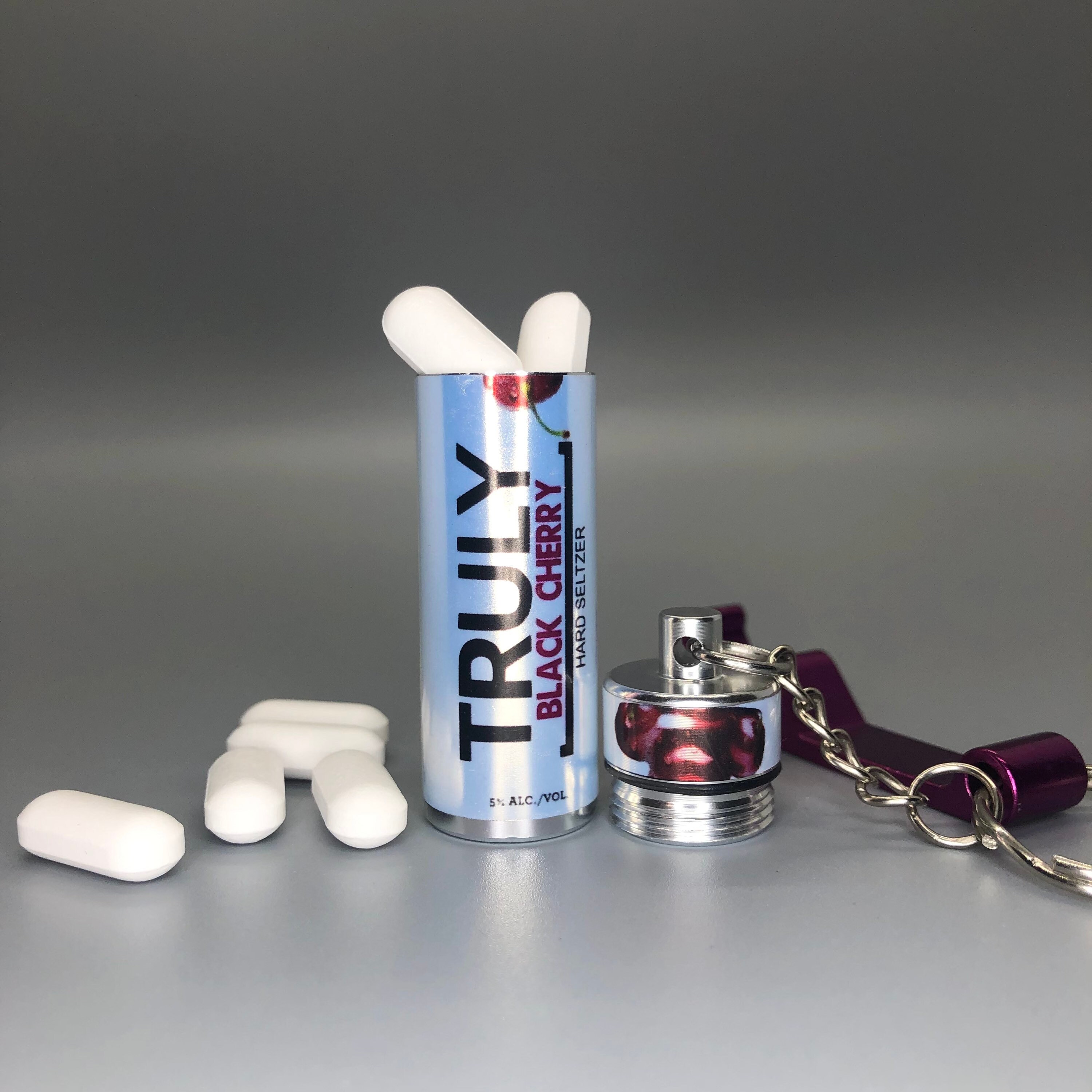 Mini Truly Hard Seltzer Can Key Chains Pill Box W/ Bottle | Etsy