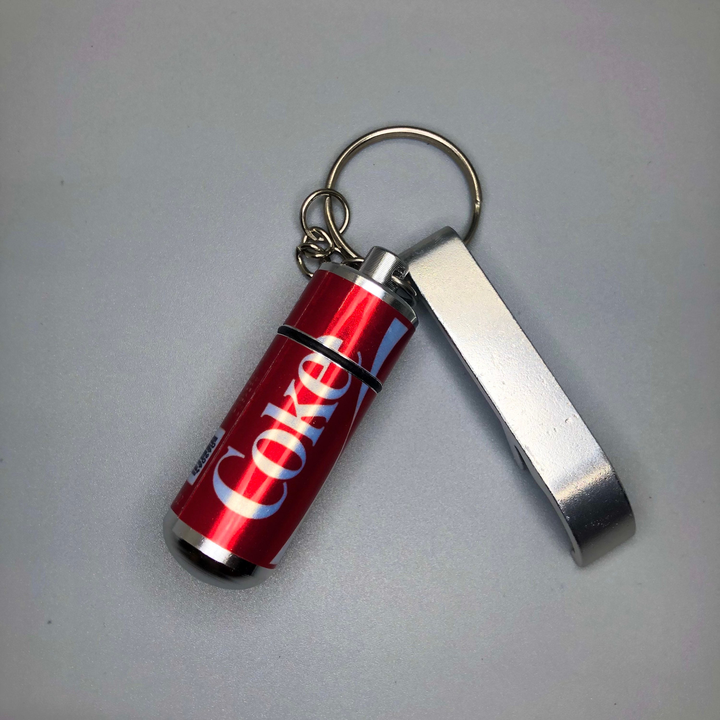 Mini Coca Cola Can Key Chains Soda Pill Box W/ Bottle - Etsy