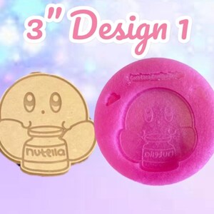 3” Pink Puff Guy Designs Molds - Etsy