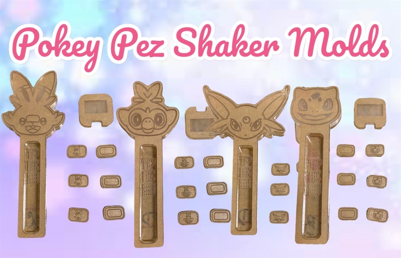 Pokey Pez Shaker Molds - Etsy