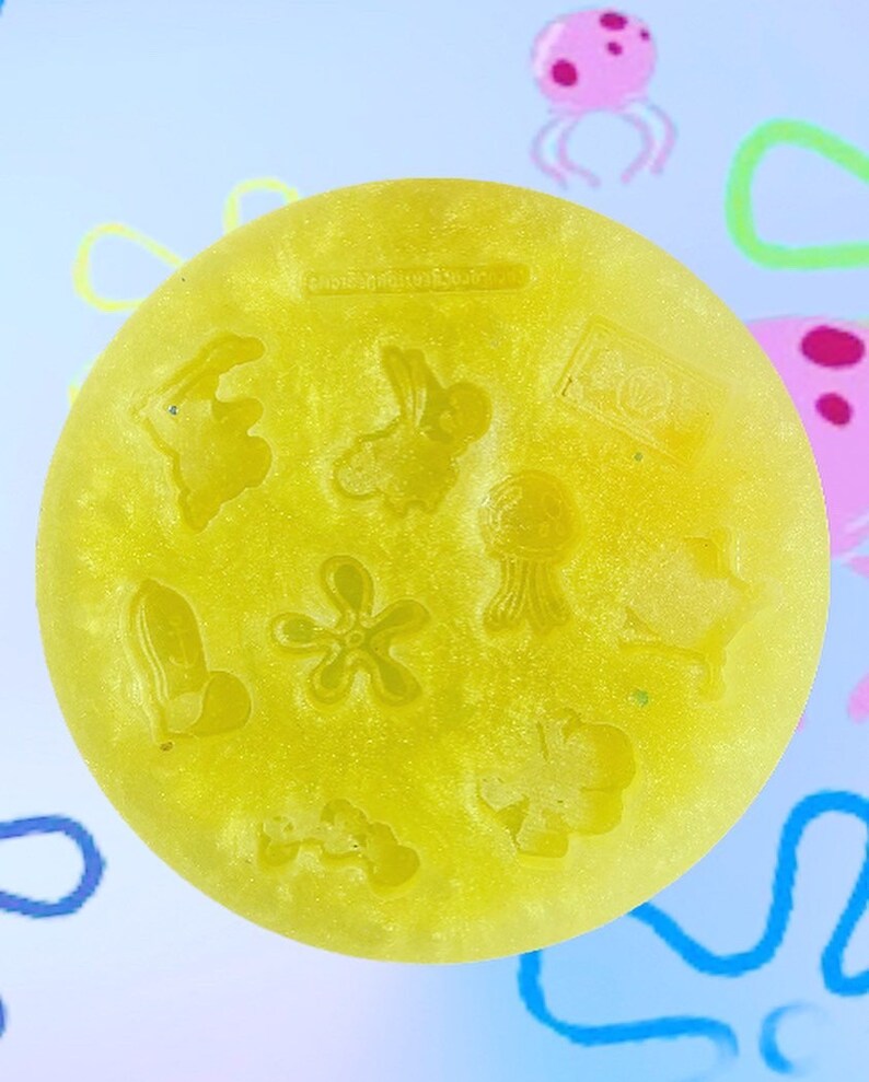 Sponge and Friends Bits Mold - Etsy