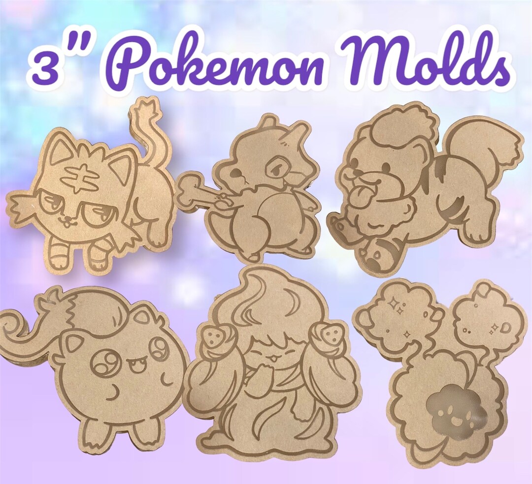 Exclusive 3” Pokémon Molds - Etsy