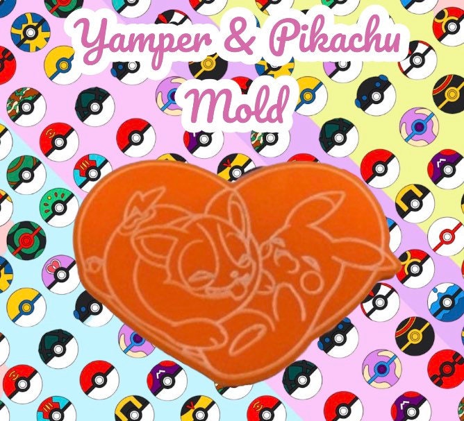 Pokémon 3 Inches Molds - Etsy