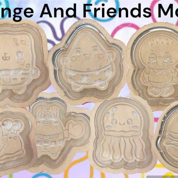Spongebob Silicone Molds - Etsy