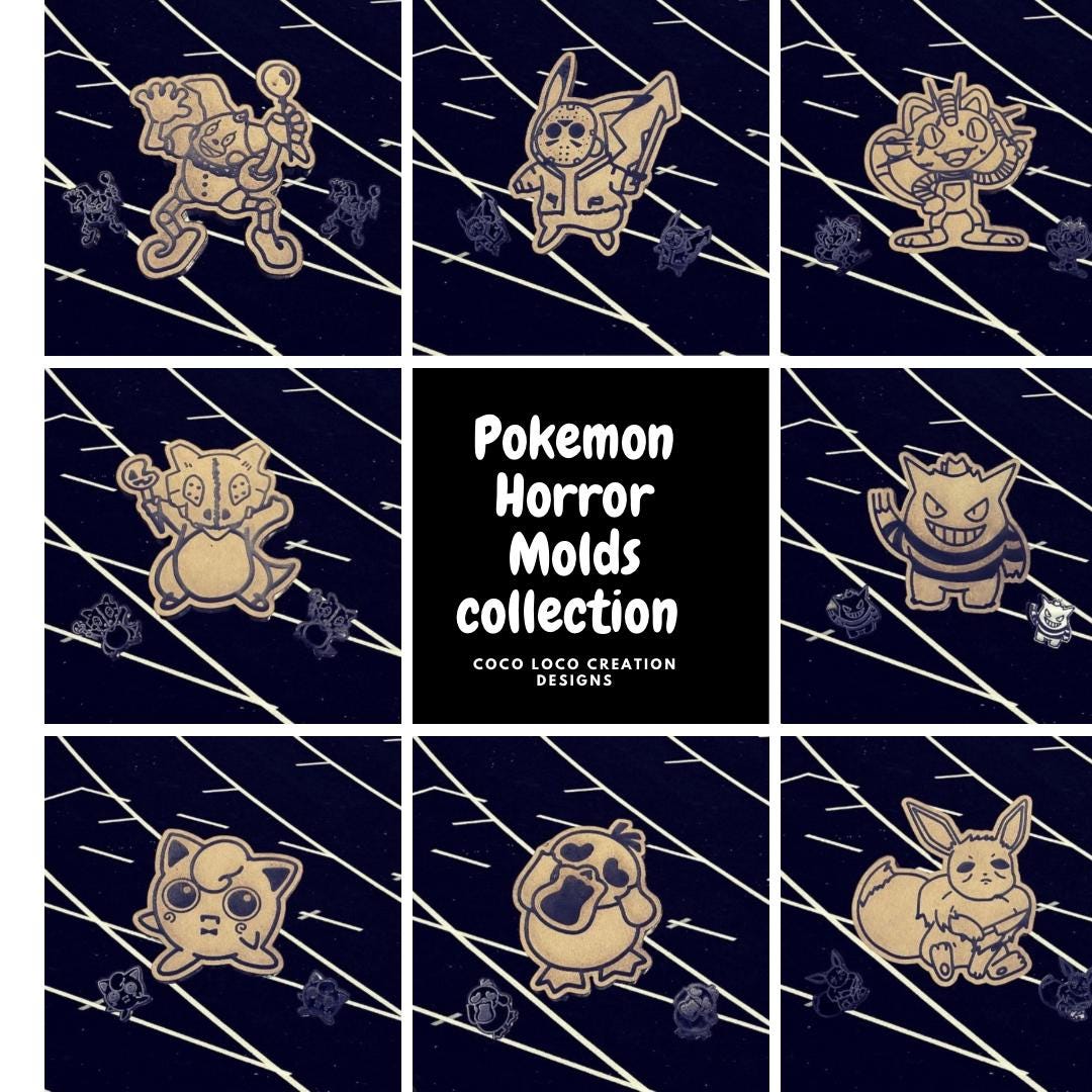 Horror Pokemon Molds - Etsy
