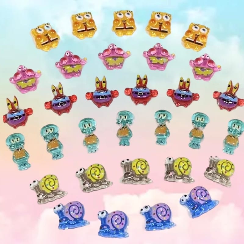 Spongebob Resin Beads - Etsy