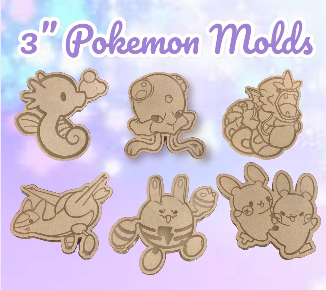 Exclusive 3” Pokémon Molds - Etsy