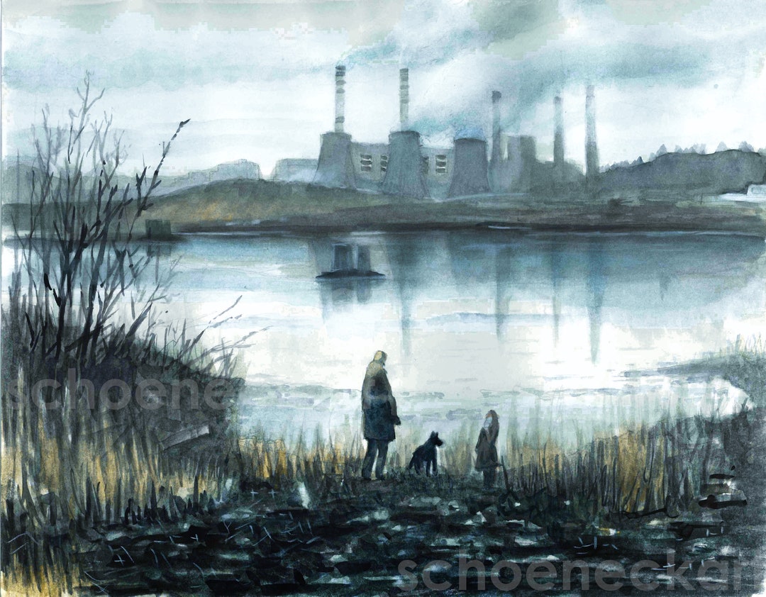 Power Plant - Stalker - A Tarkovsky Film Watercolor Painting Print - Etsy