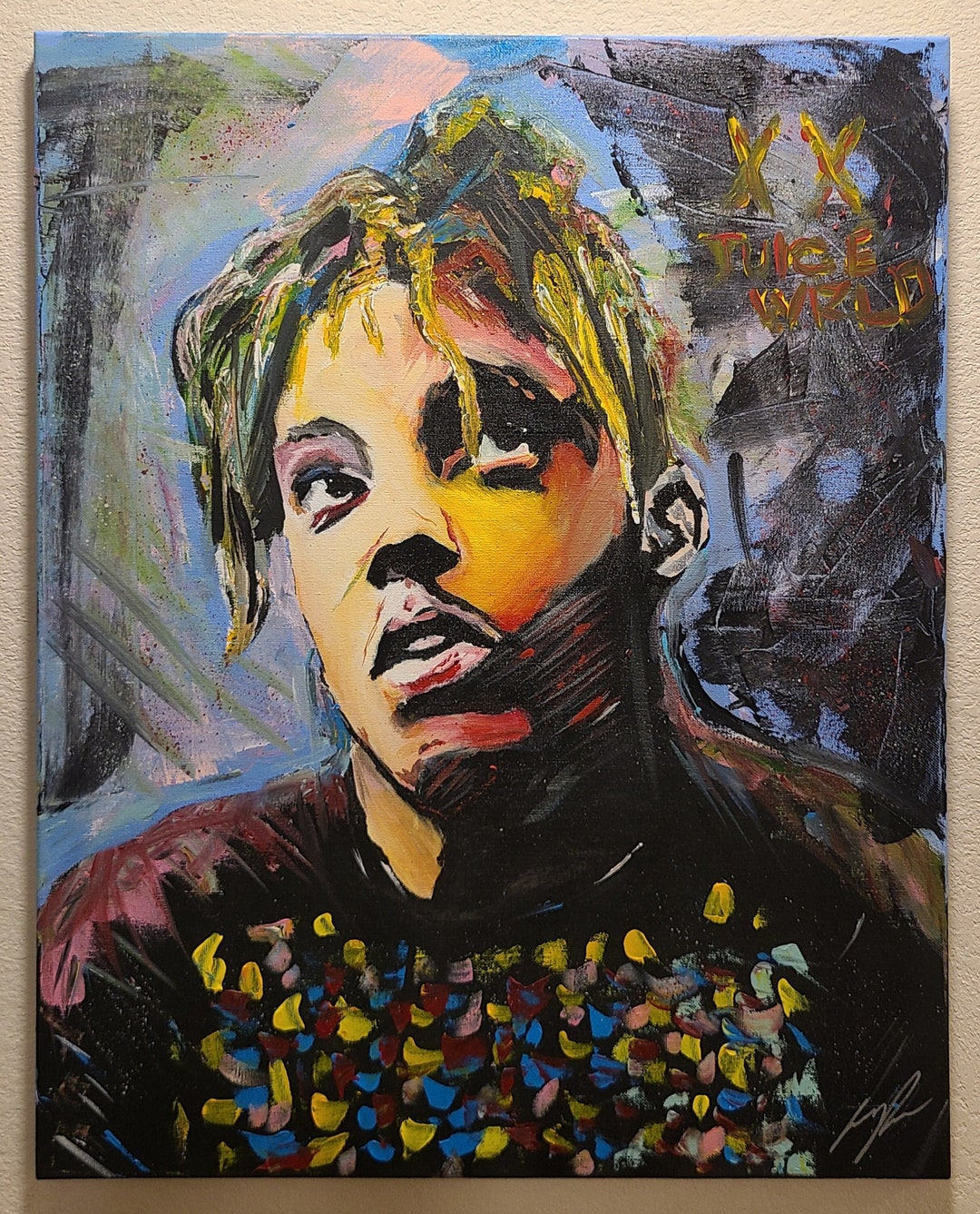 Juice WRLD Pop Art Portrait - Etsy