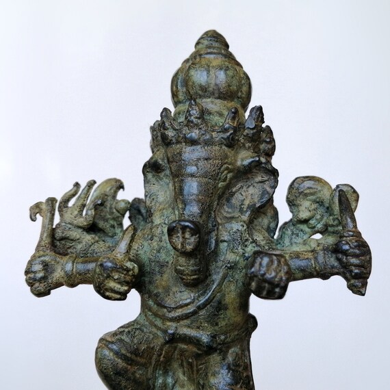 Lord Ganesha Statue 3 Heads - Etsy