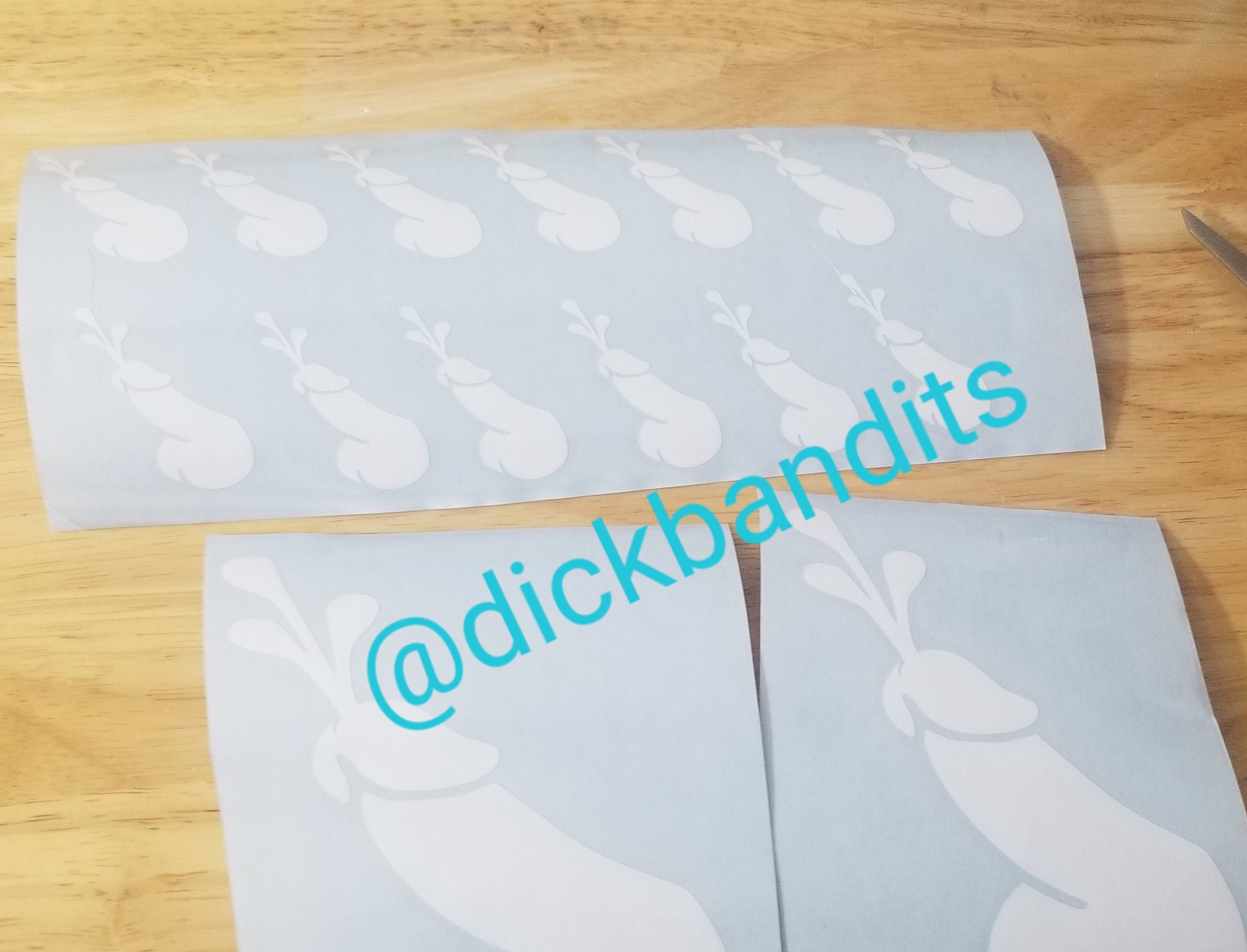 Dick Stickers Many Sizes And Color Options Indoor Outdoor Etsy