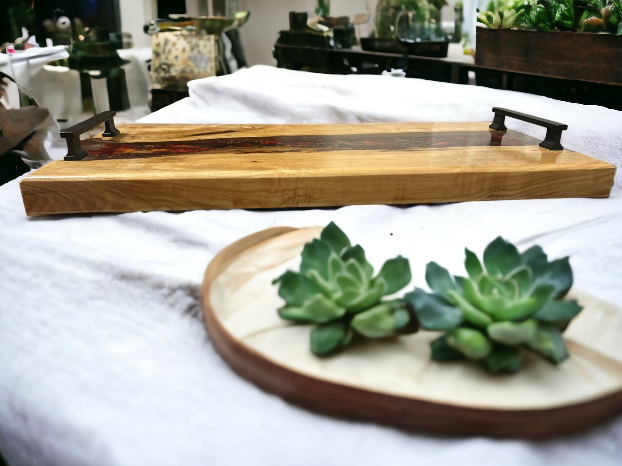 Live Edge Fruit Tray - Etsy