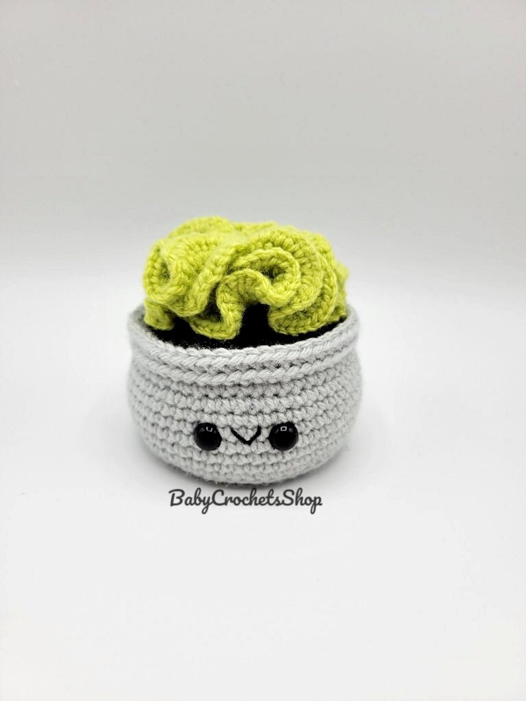 Crochet Cactus Succulent Plants Handmade Plant Decor Amigurumi Plant ...