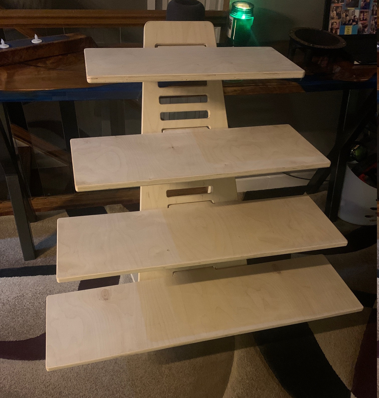 Lg Free Standing Adjustable 4 Shelf Stand - Etsy