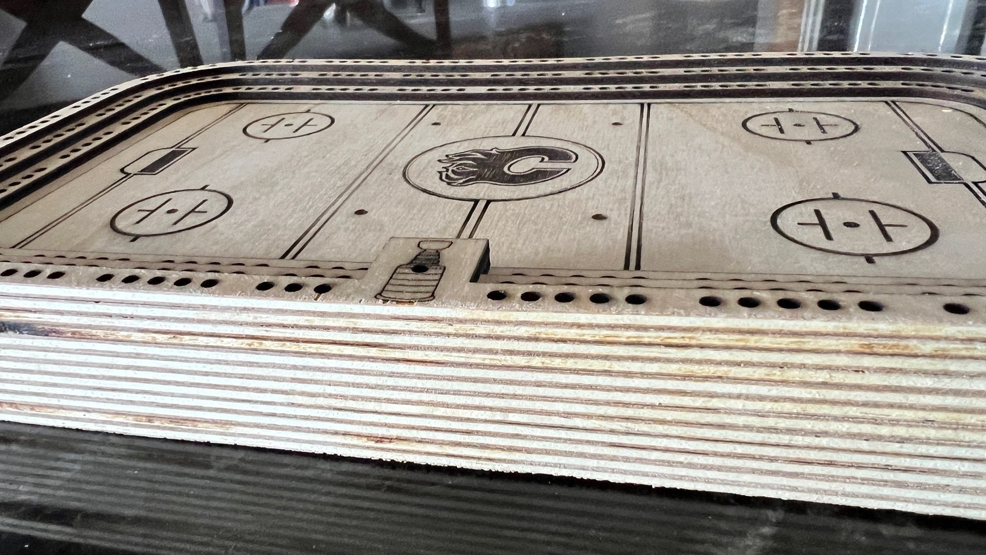 NHL Crib Board Stadium Seating With Card and Peg Holders, 12 Layers for ...